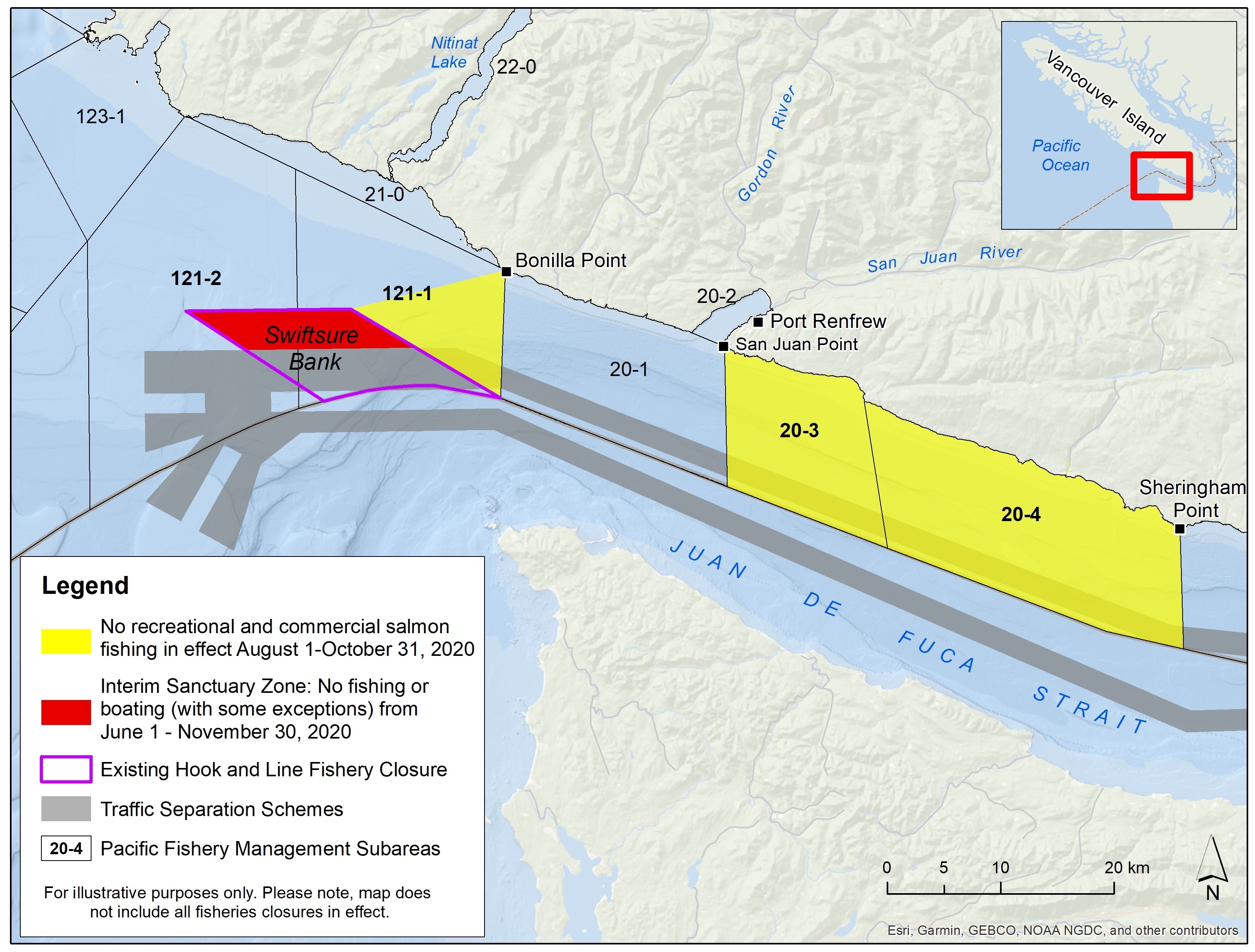 Area 121 - BC Tidal Waters Sport Fishing Guide | Pacific Region ...